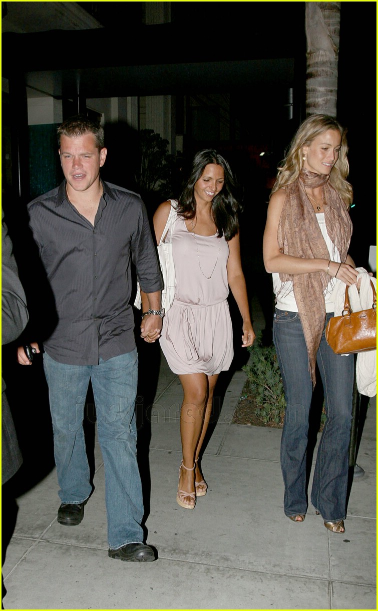 Matt Damon: Mastro's and Me!: Photo 512071 | Photos | Just Jared ...