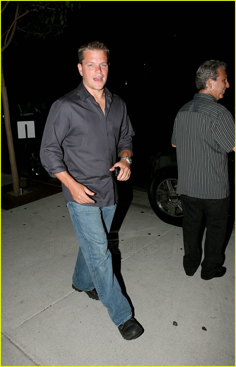 Matt Damon: Mastro's and Me!: Photo 512081 | Luciana Barroso, Matt ...