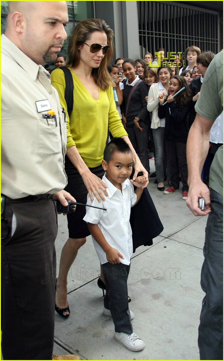 Angelina Jolie Not Wearing Black: Photo 649661 | Photos | Just Jared ...