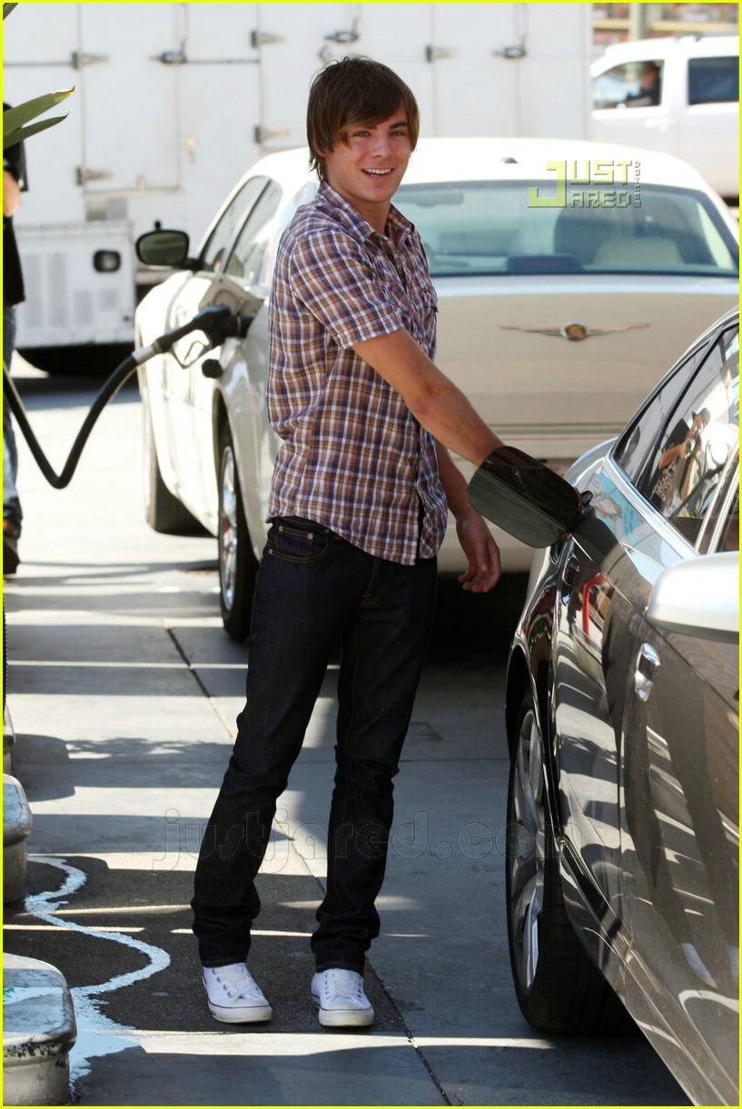 Zac Efron is the Gas Man: Photo 671221 | Photos | Just Jared: Celebrity ...