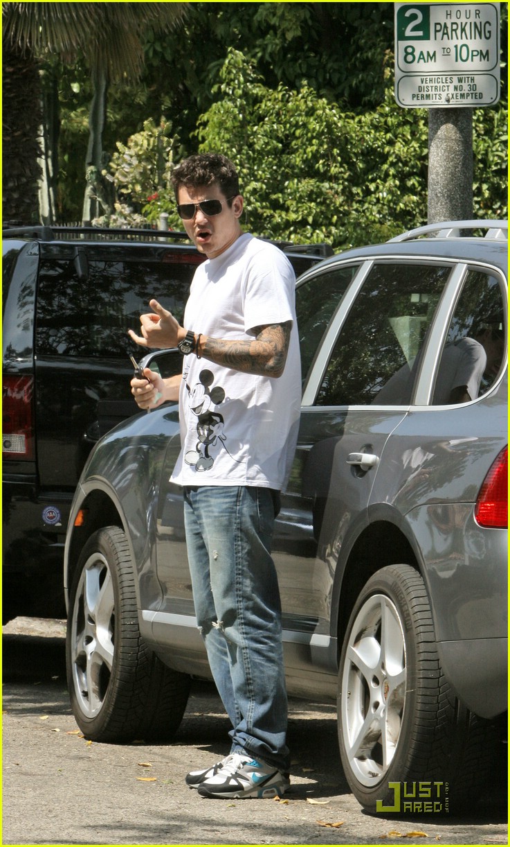 Photo: john mayer mickey mouse 09 | Photo 1143221 | Just Jared ...