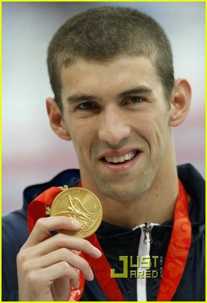 Michael Phelps Goes For Gold: Photo 1341751 | Photos | Just Jared ...