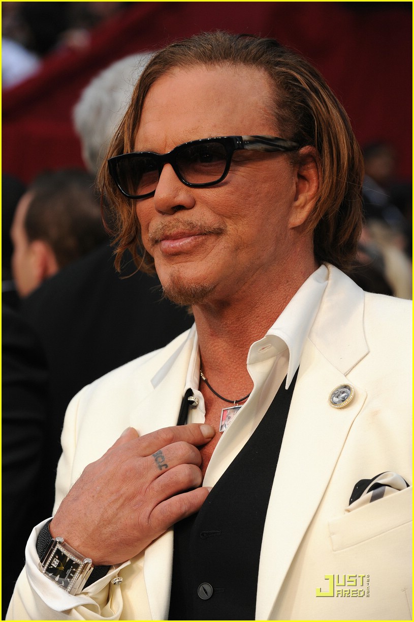 Mickey Rourke -- Oscars 2009: Photo 1745601 | Mickey Rourke, Oscars ...