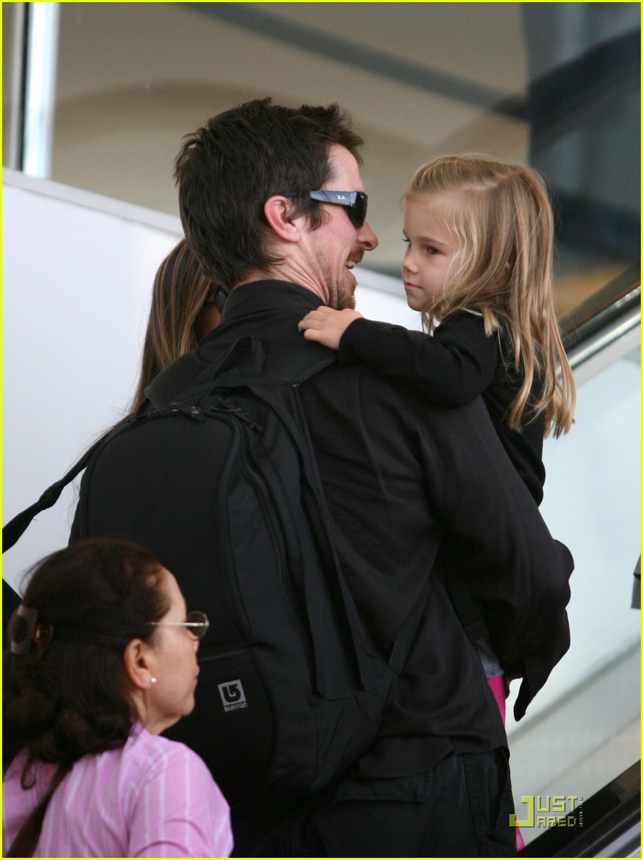 Christian Bale Bails From LA: Photo 1946061 | Celebrity Babies ...