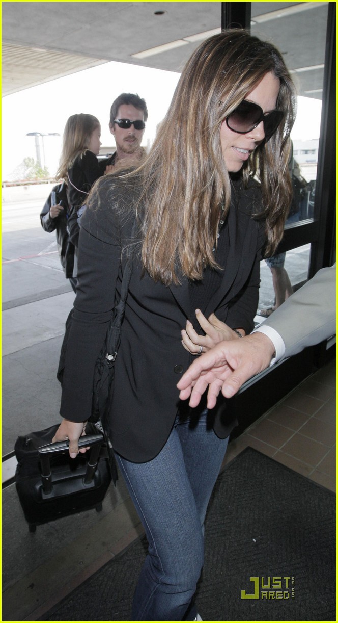 Christian Bale Bails From LA: Photo 1946121 | Celebrity Babies ...