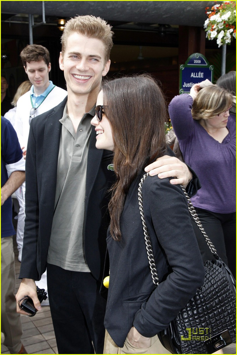 Rachel Bilson & Hayden Christensen: French Open PDA!: Photo 1953501 ...