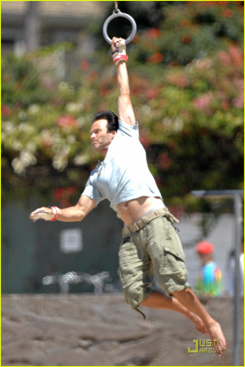 Stephen Moyer is Beach Buff: Photo 2106102 | Anna Paquin, Billy Moyer ...