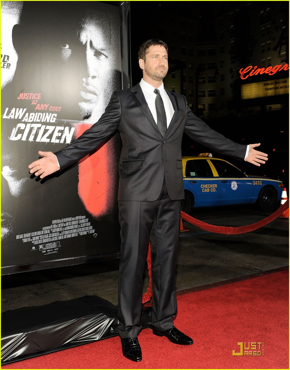 Gerard Butler Premieres 'Law Abiding Citizen': Photo 2270342 | Gerard ...