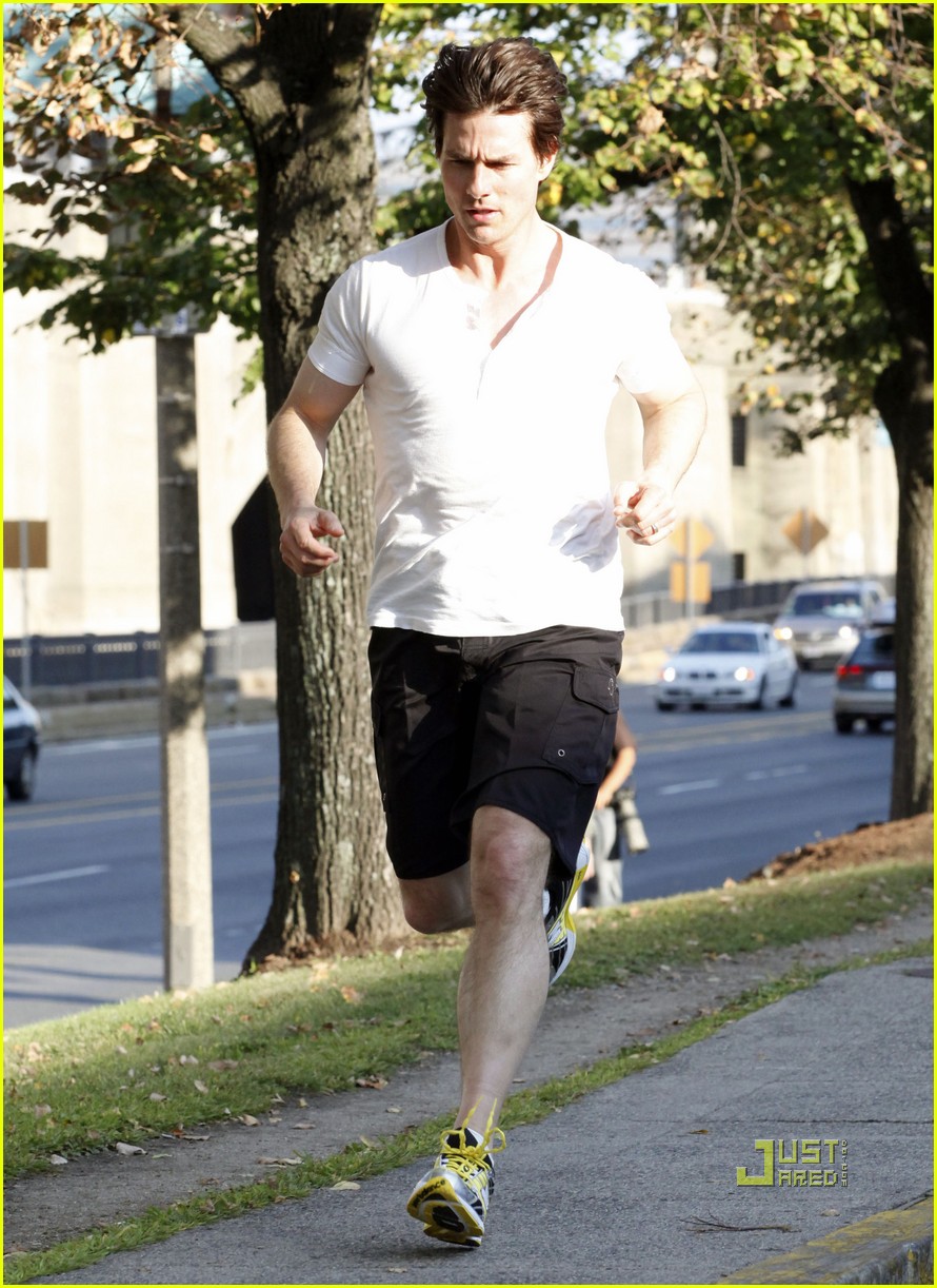 Tom Cruise & Katie Holmes: Charles River Run: Photo 2263561 | Celebrity ...