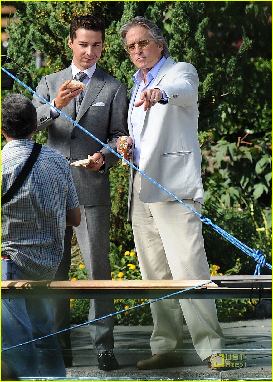 Shia LaBeouf & Michael Douglas: Dapper Duo: Photo 2273722 | Michael ...