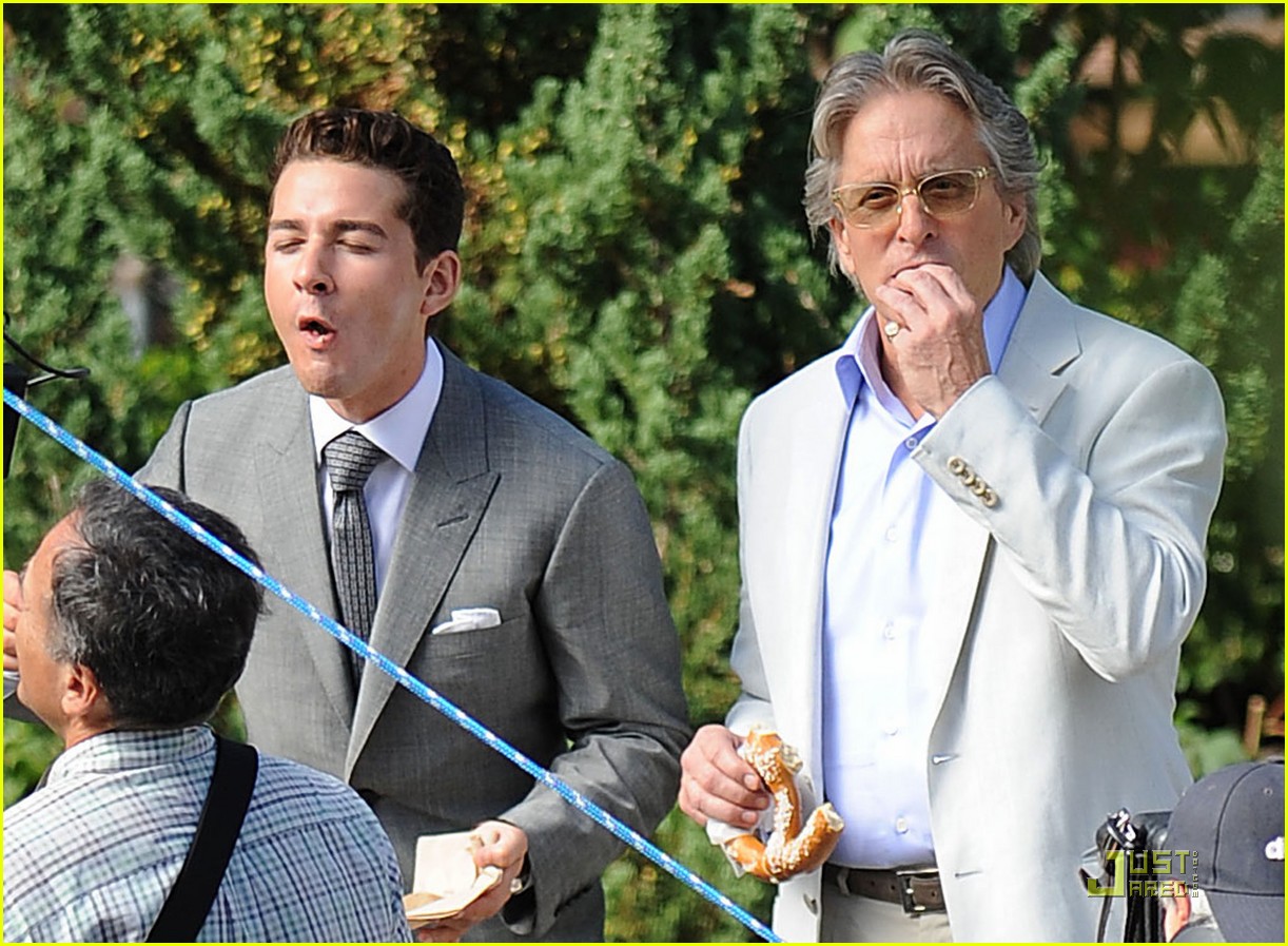 Shia LaBeouf & Michael Douglas: Dapper Duo: Photo 2273782 | Michael ...