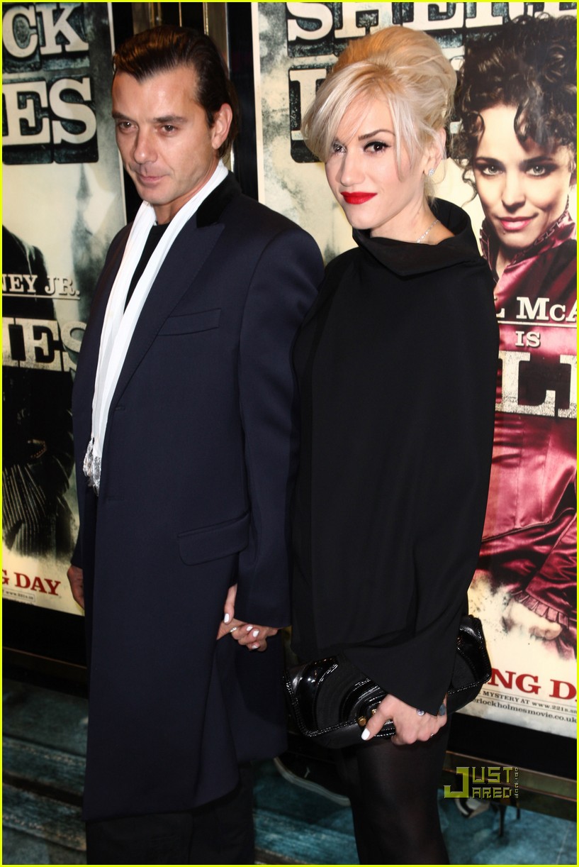 Gwen Stefani & Gavin Rossdale Premiere 'Sherlock Holmes': Photo 2401802 ...
