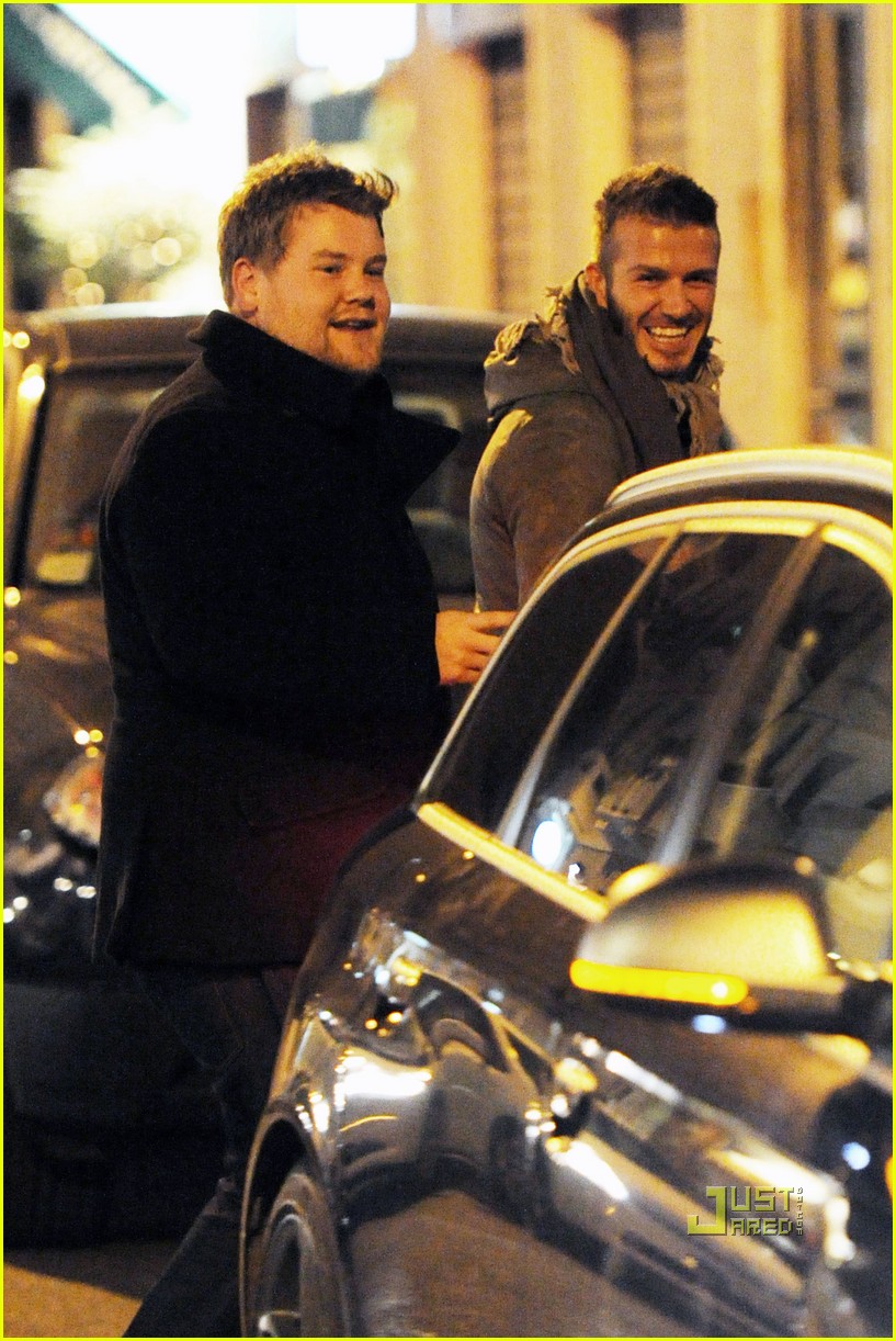 Photo: david beckham james corden dinner 06 | Photo 2413653 | Just ...