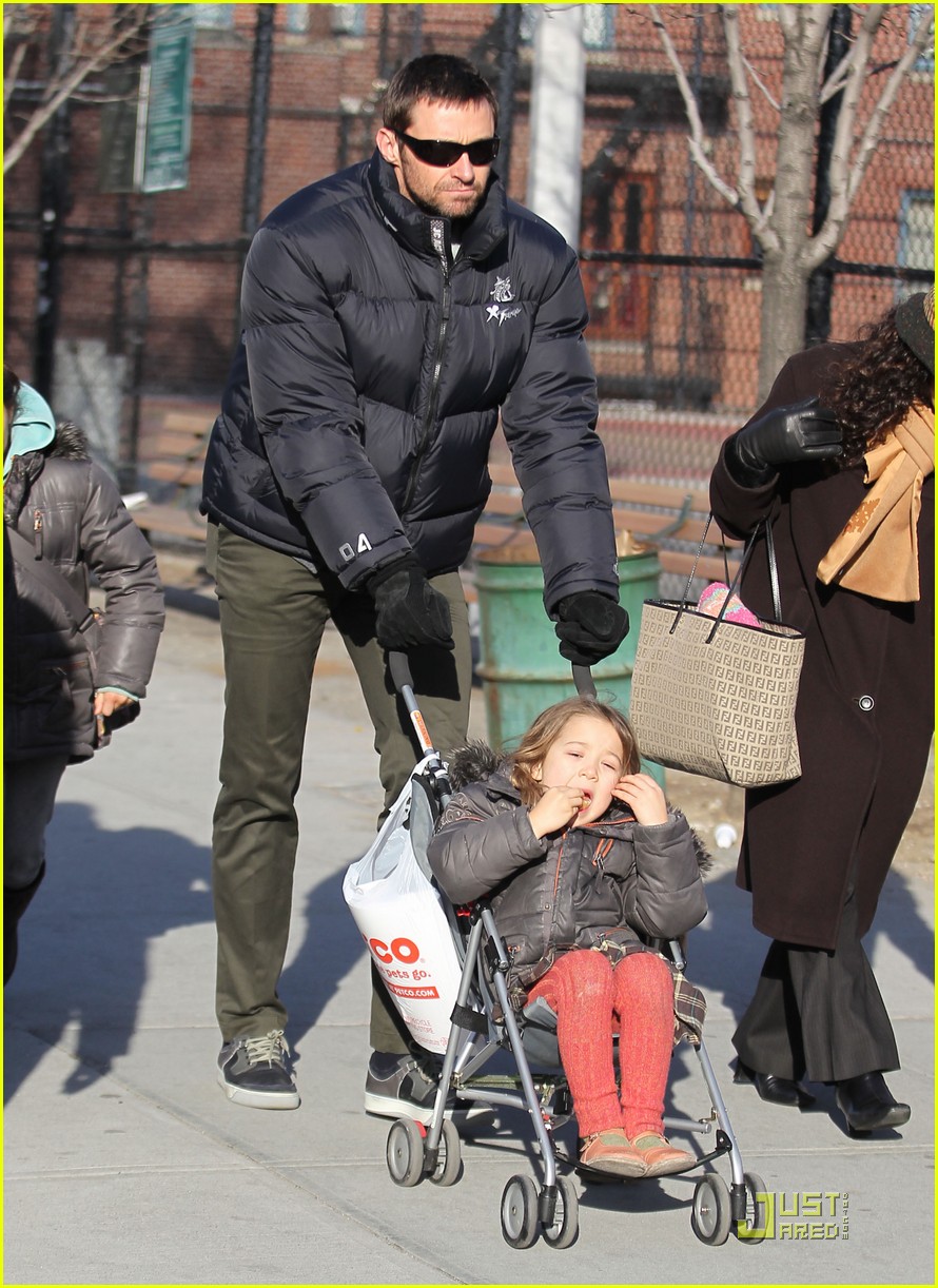 Hugh Jackman: Pushy Papa: Photo 2413577 | Ava Jackman, Celebrity Babies ...