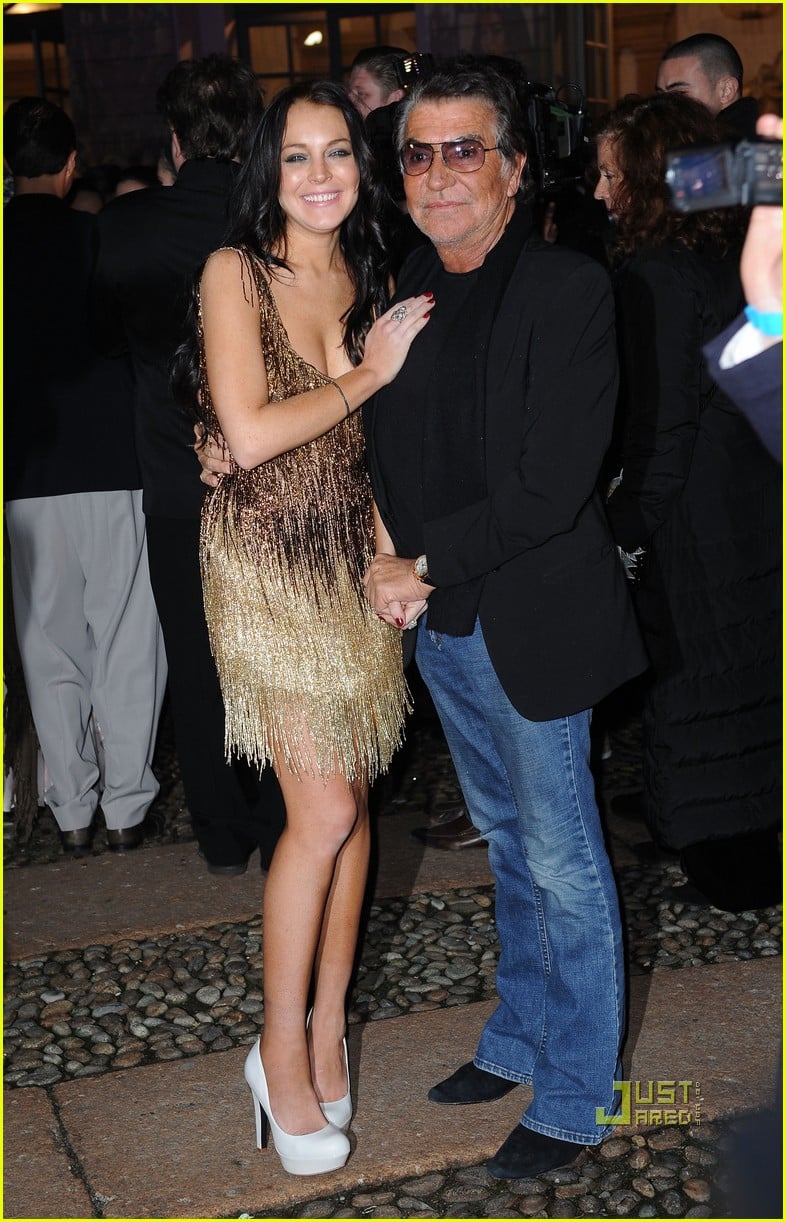 Lindsay Lohan Gets A Cavalli Kiss : Photo 2430755 | Lindsay Lohan ...