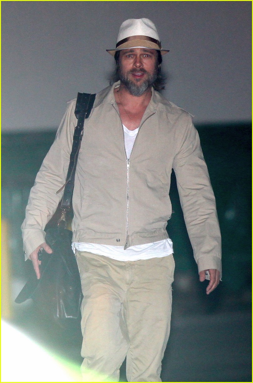 Brad Pitt: Working Late in Culver City!: Photo 2457781 | Brad Pitt ...