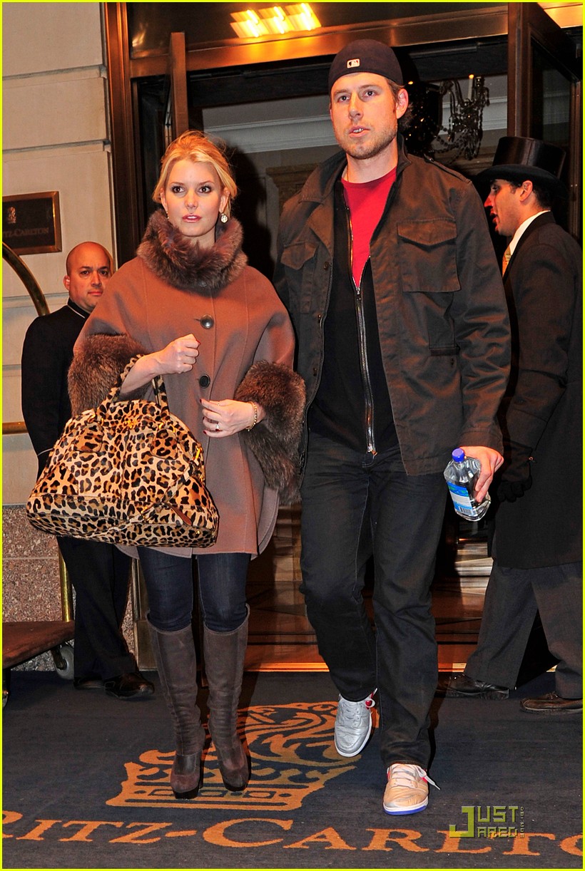 Photo: jessica simpson fur 02 | Photo 2499467 | Just Jared ...