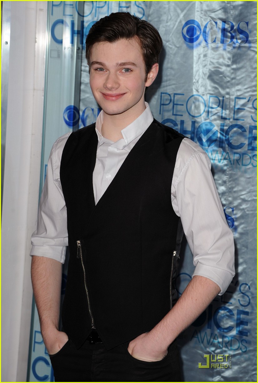 Chris Colfer & Cory Monteith: Glee Wins At People's Choice: Photo ...