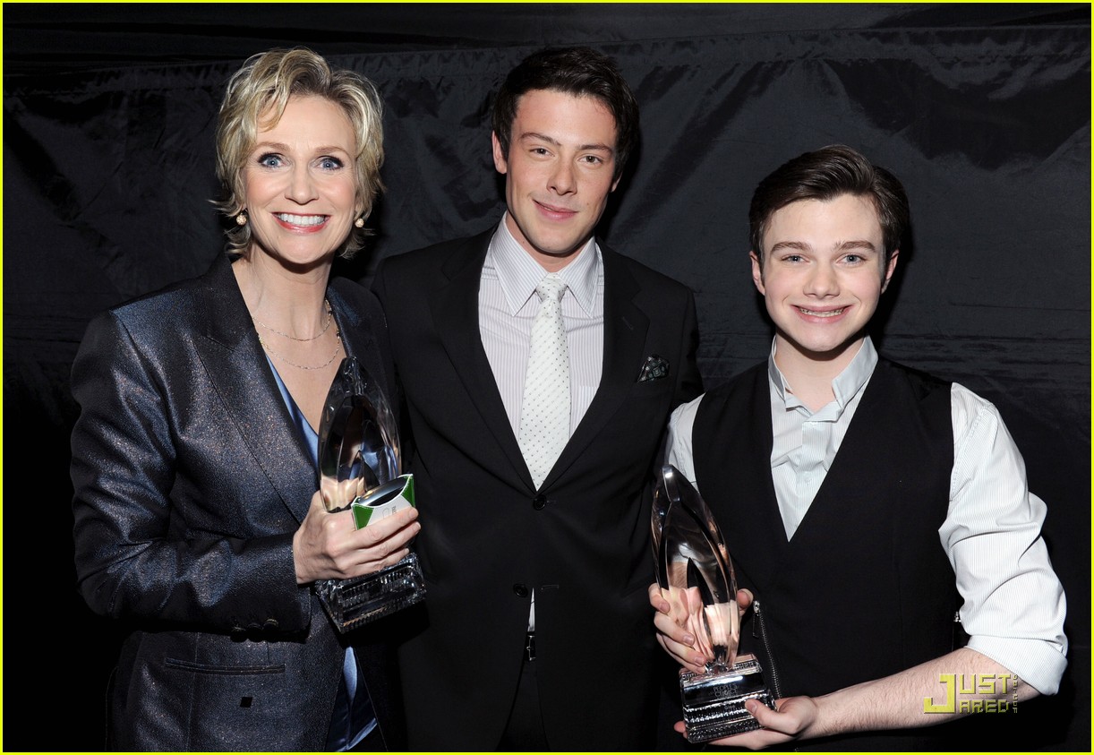 Chris Colfer & Cory Monteith: Glee Wins At People's Choice: Photo ...