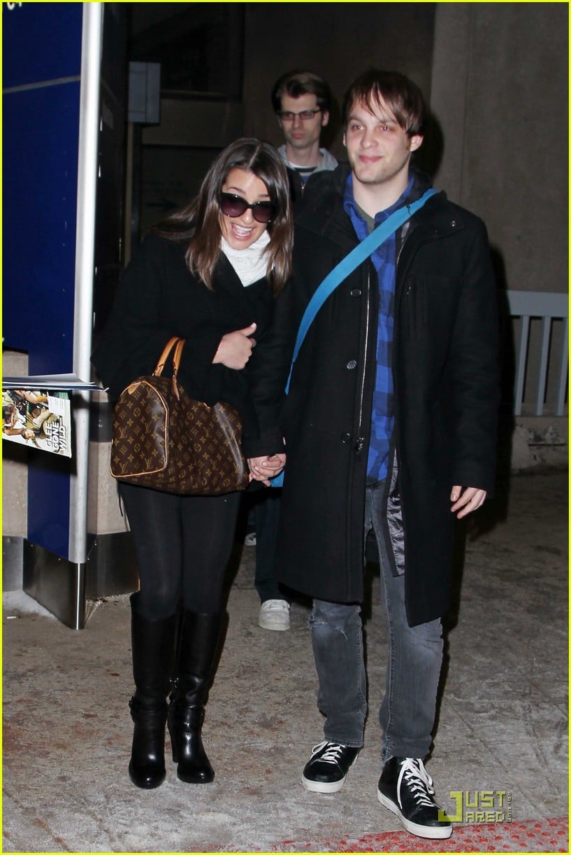 Lea Michele: Super Bowl Weekend with Theo Stockman!: Photo 2517010 ...