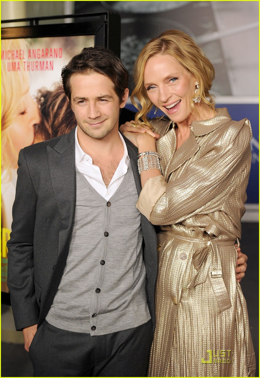 Uma Thurman: 'Ceremony' Premiere with Michael Angarano!: Photo 2529699 ...