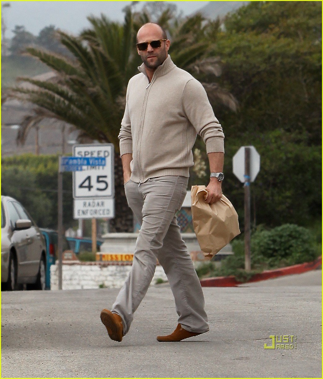 Jason Statham Brown Bags It: Photo 2532502 | Jason Statham Photos ...