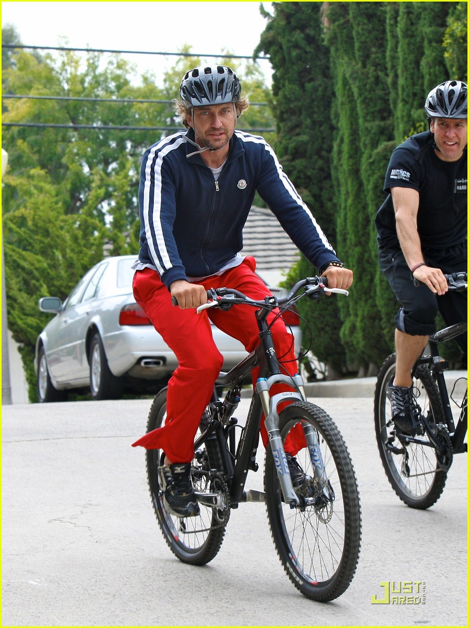 Gerard Butler Bikes with a Buddy: Photo 2552120 | Gerard Butler Photos ...