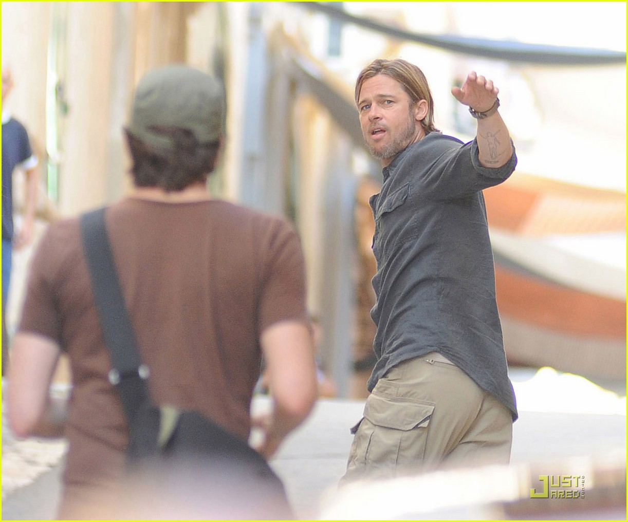 Brad Pitt: 'World War Z' Set!: Photo 2552694 | Brad Pitt Photos | Just ...