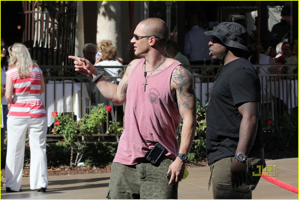Tom Hardy: Grove with a Guy Friend!: Photo 2572383 | Tom Hardy Photos ...