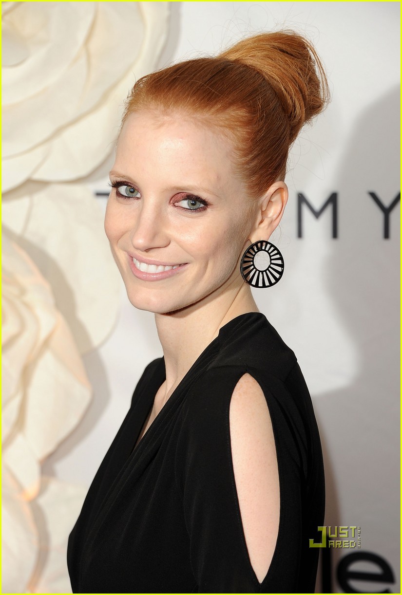 Jessica Chastain: InStyle & HFPA Party!: Photo 2580355 | Jessica ...