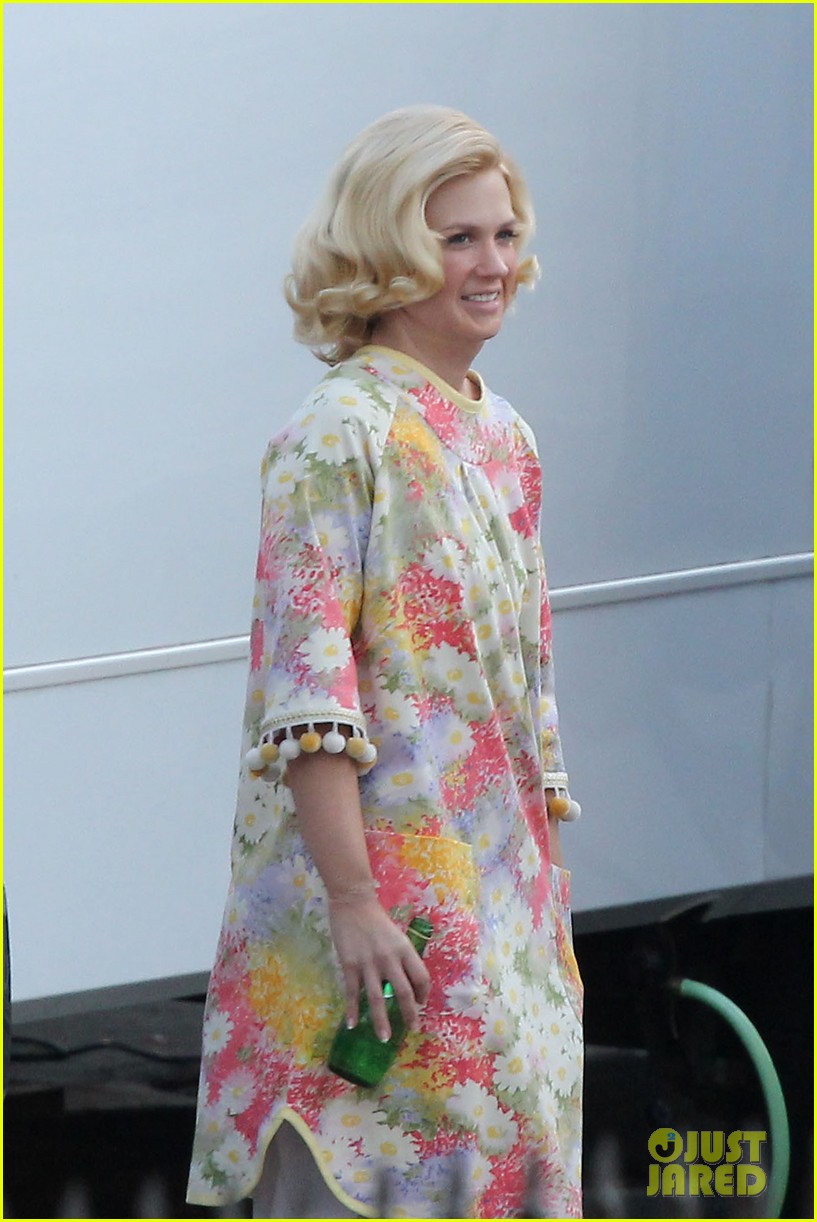 Photo: january jones back work 11 | Photo 2588624 | Just Jared ...