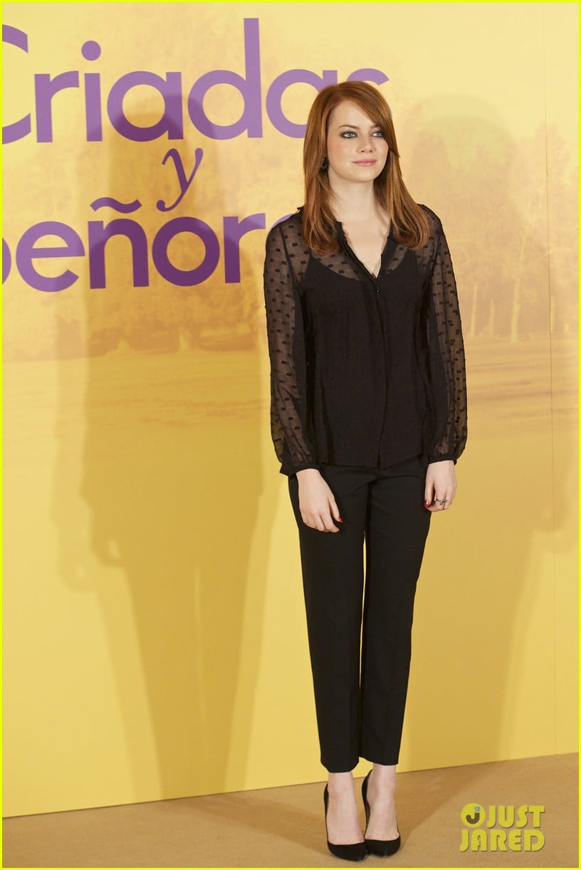 Emma Stone: 'Help' Photo Call in Madrid!: Photo 2586295 | Emma Stone ...