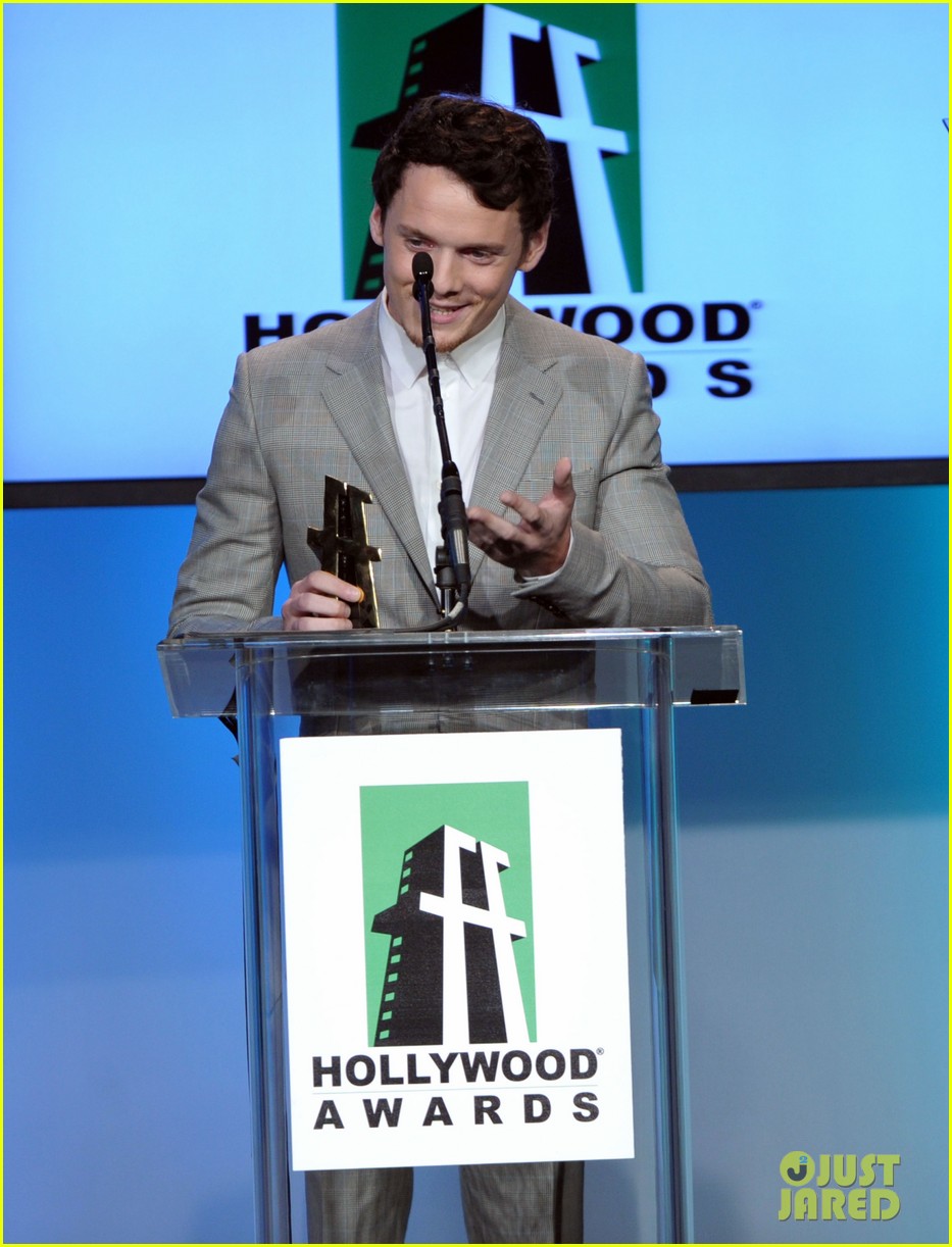 Anton Yelchin & Felicity Jones - Hollywood Film Awards 2011: Photo ...