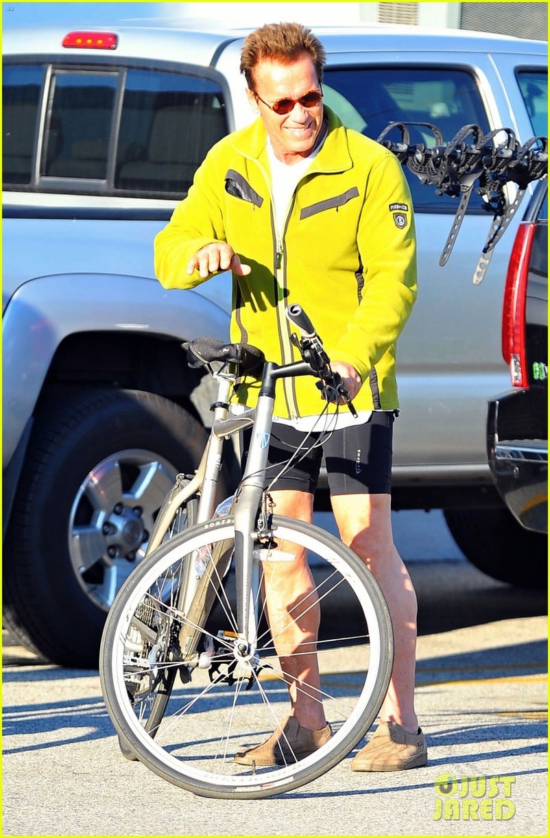 Patrick & Arnold Schwarzenegger: Sunday Bike Riders!: Photo 2604535 ...