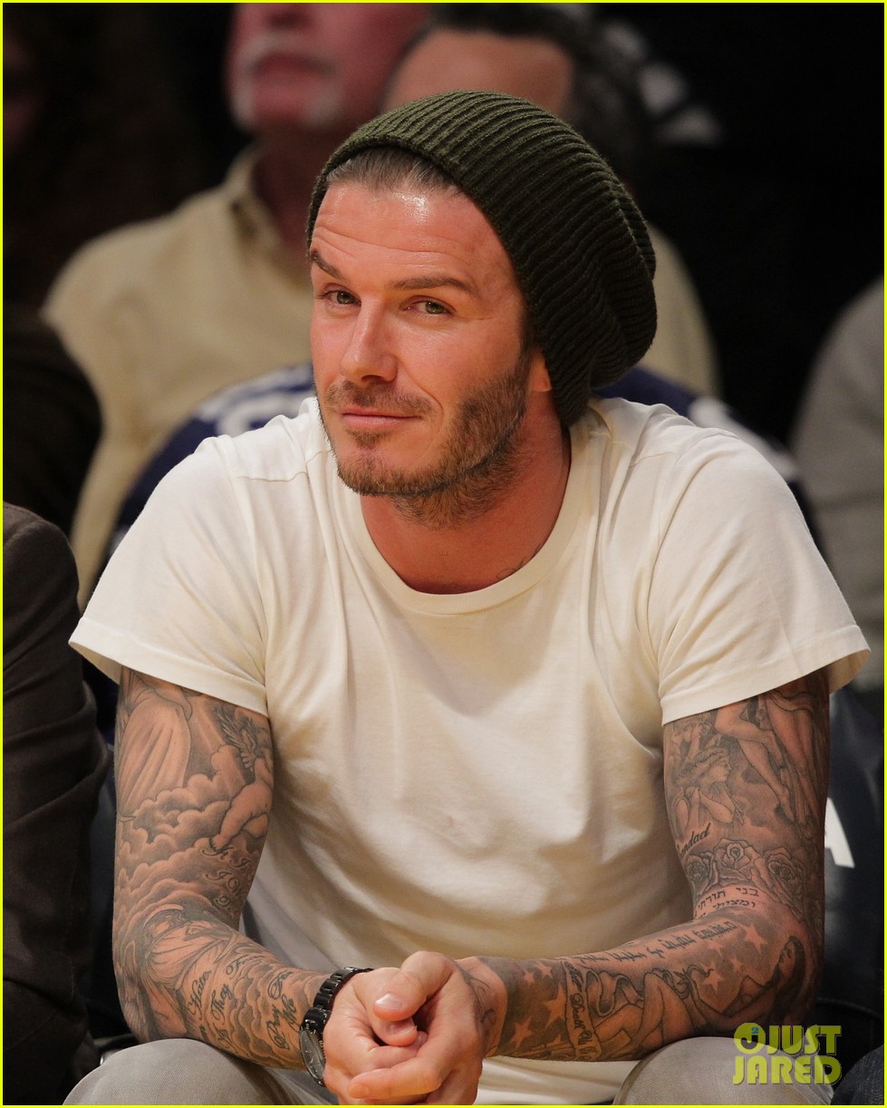 David Beckham: Courtside at the Lakers Game!: Photo 2622126 | David ...