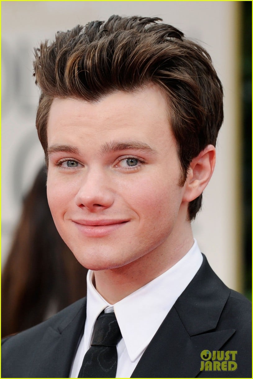 Amber Riley & Chris Colfer - Golden Globes 2012 Red Carpet: Photo ...