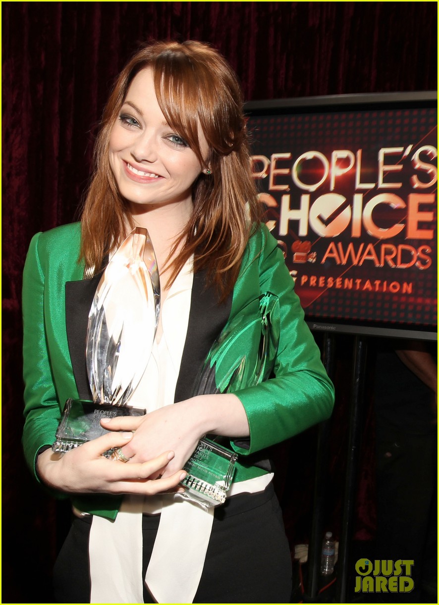 Photo: emma stone peoples choice 2012 04 | Photo 2616614 | Just Jared ...