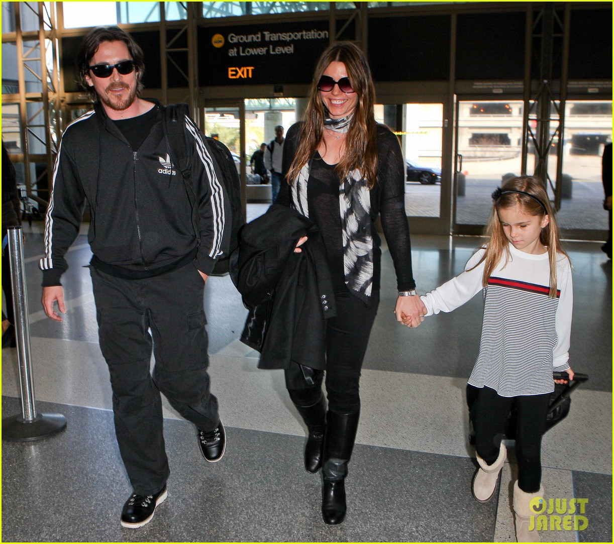 Christian Bale & Family Take Flight: Photo 2627911 | Celebrity Babies ...