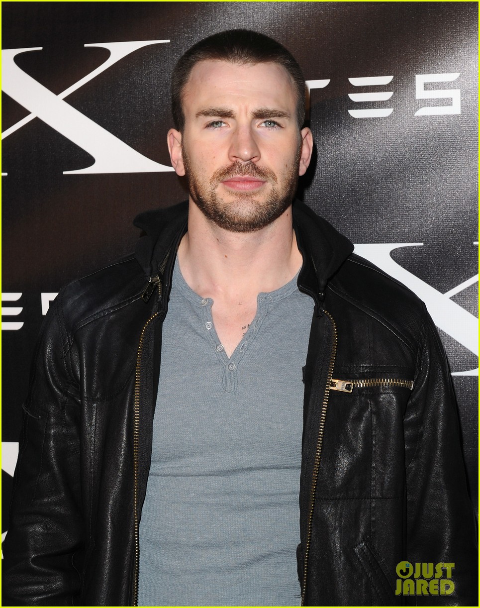 Chris Evans & Malin Akerman: Model X Debut!: Photo 2627287 | Chris ...