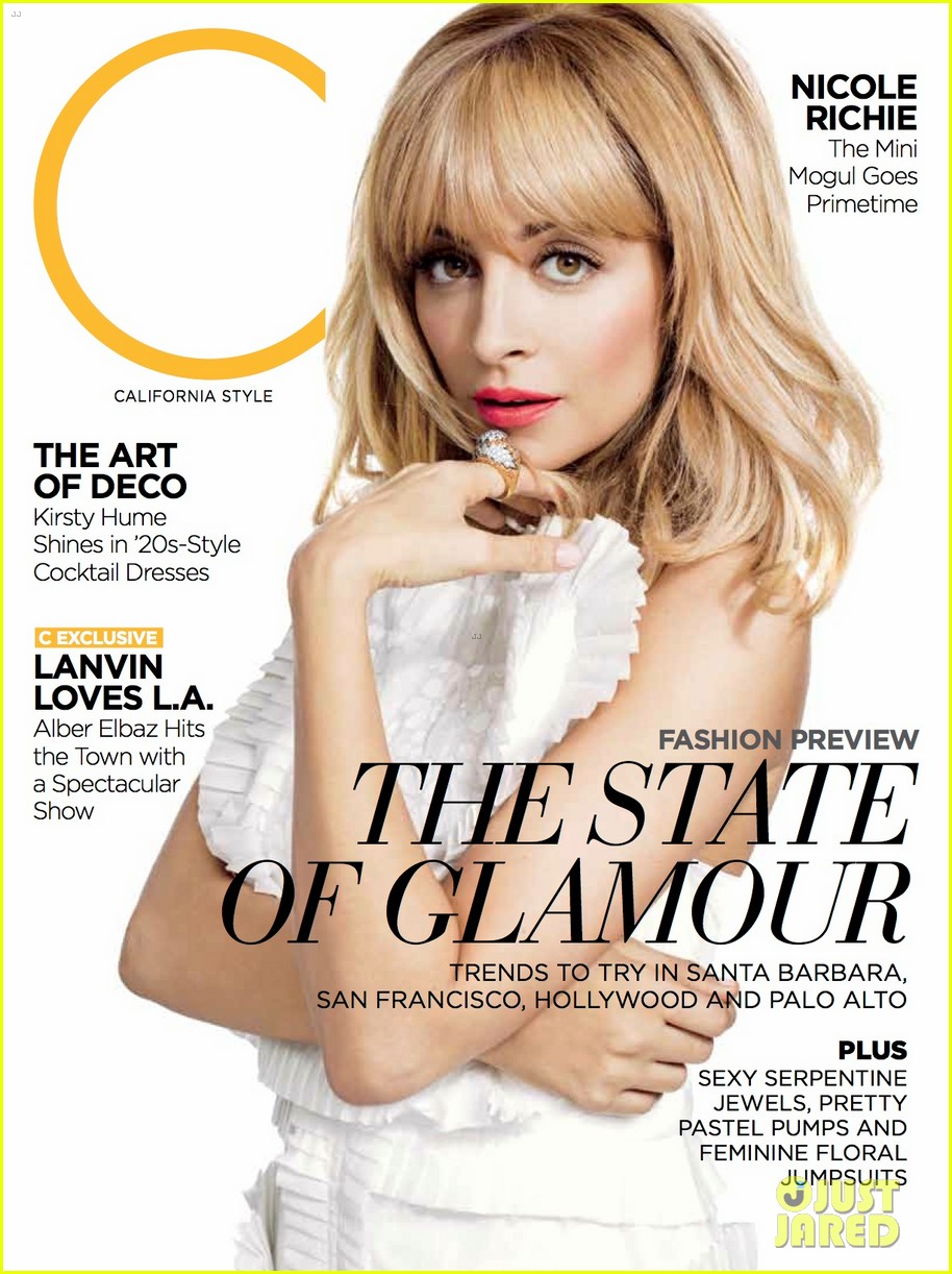 Nicole Richie Covers 'C' March 2012: Photo 2632311 | Magazine, Nicole ...