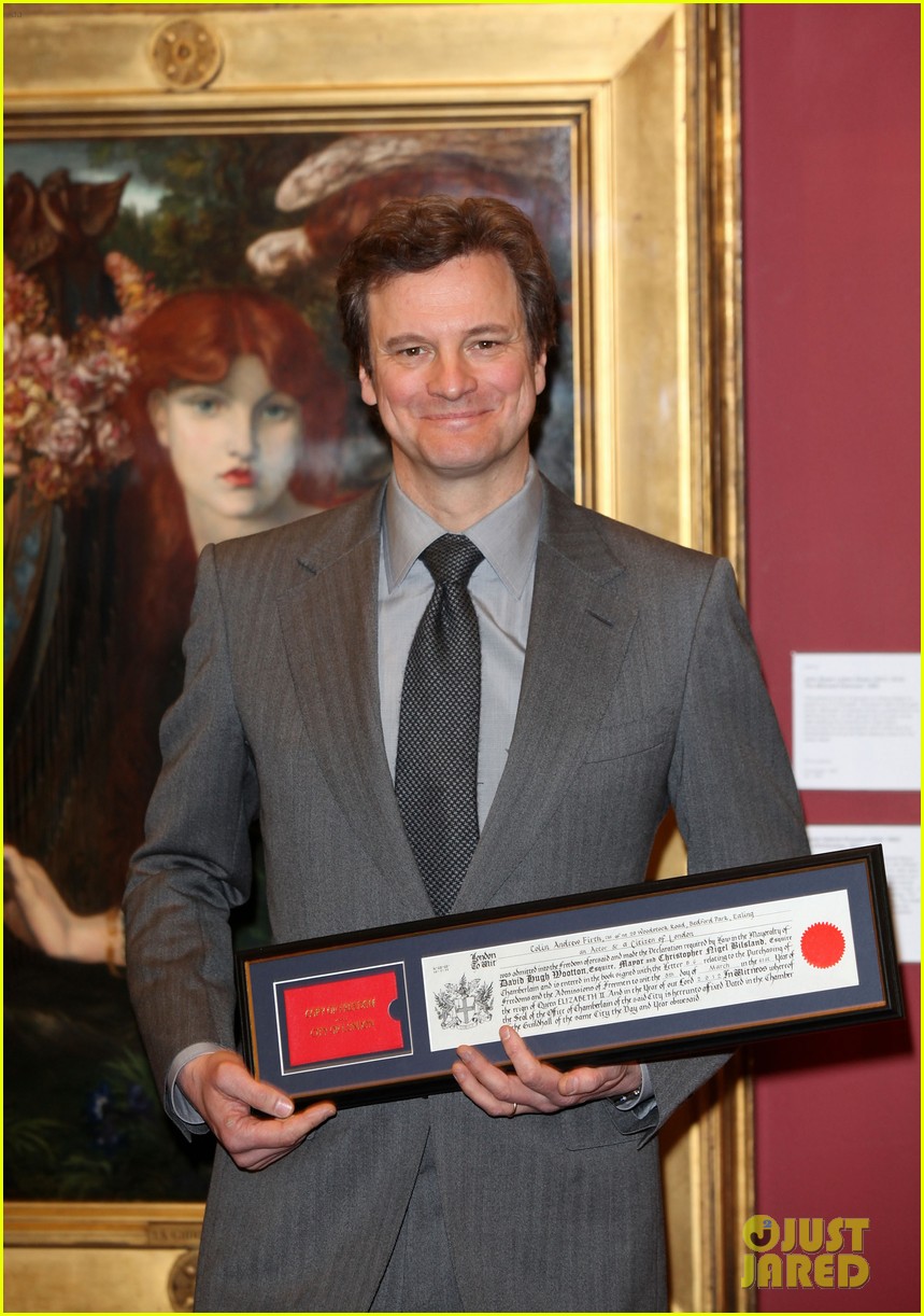 Colin Firth: Freeman Honor in London!: Photo 2637100 | Colin Firth ...