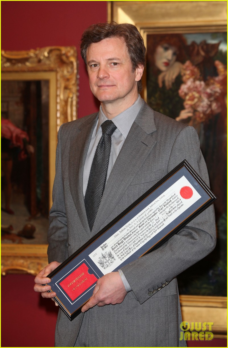Colin Firth: Freeman Honor in London!: Photo 2637106 | Colin Firth ...