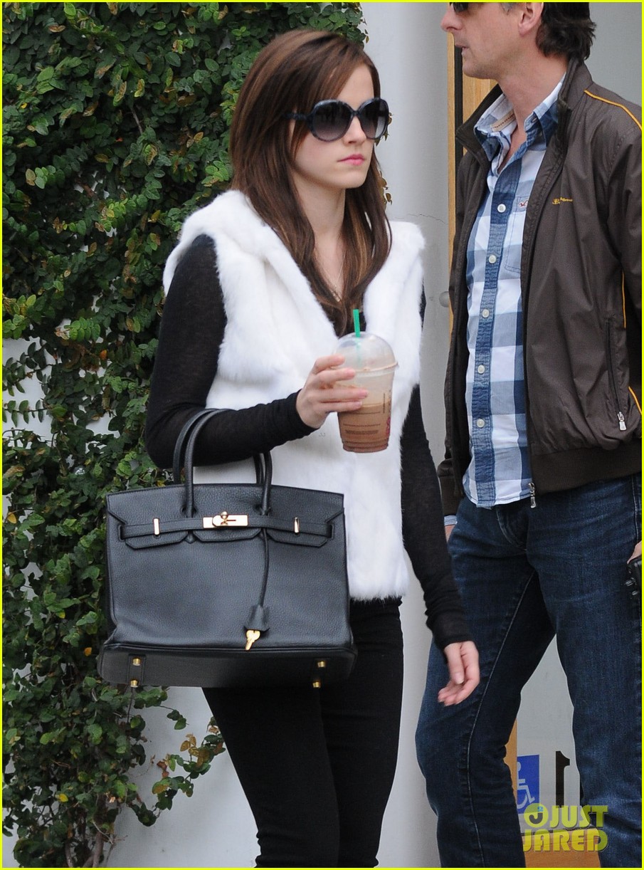Emma Watson: 'Bling Ring' Fur Vest!: Photo 2648023 | Emma Watson Photos ...