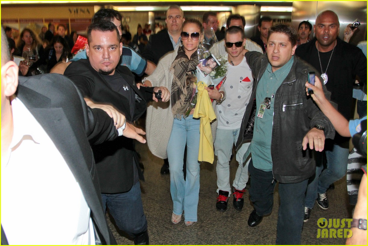Photo: jennifer lopez brazilian arrival 04 | Photo 2678434 | Just Jared ...