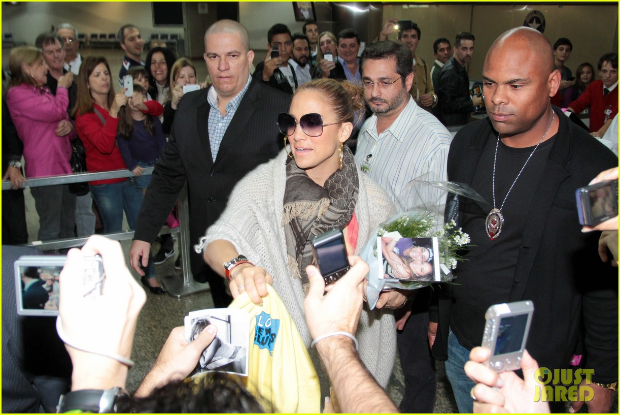 Photo: jennifer lopez brazilian arrival 10 | Photo 2678440 | Just Jared ...