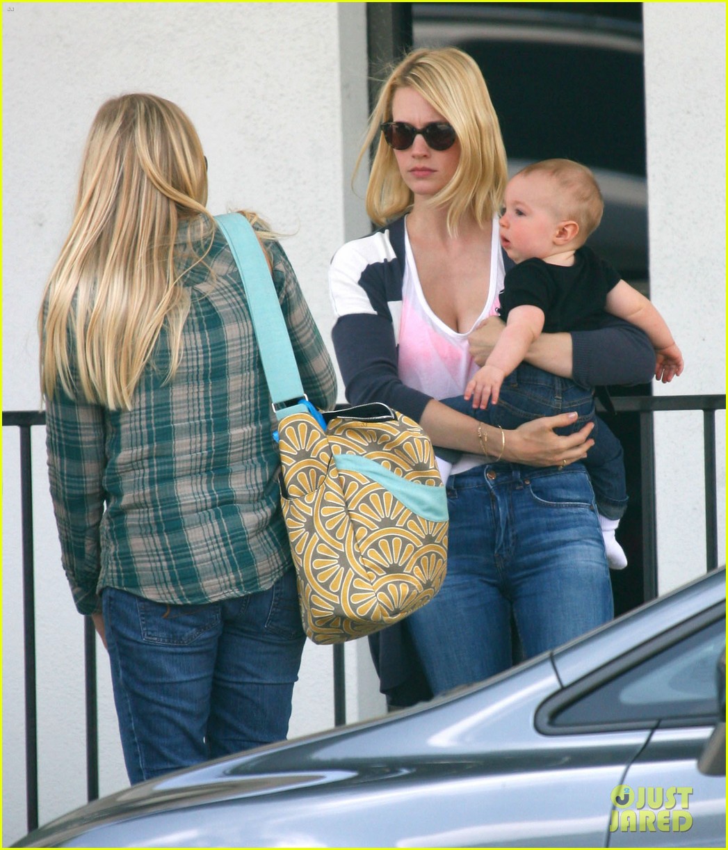 January Jones: West Hollywood with Xander!: Photo 2673044 | Celebrity ...
