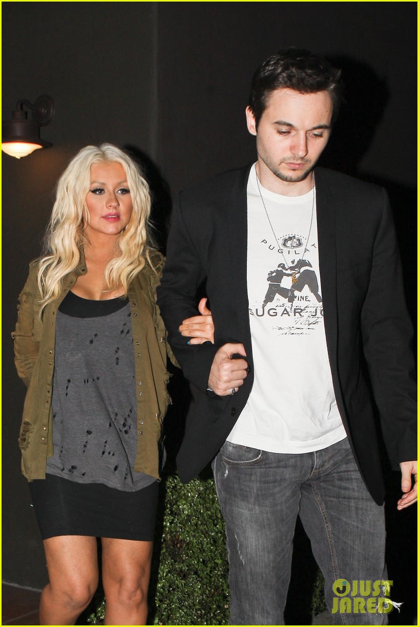 Christina Aguilera: Osteria Mozza with Matthew Rutler!: Photo 2692761 ...