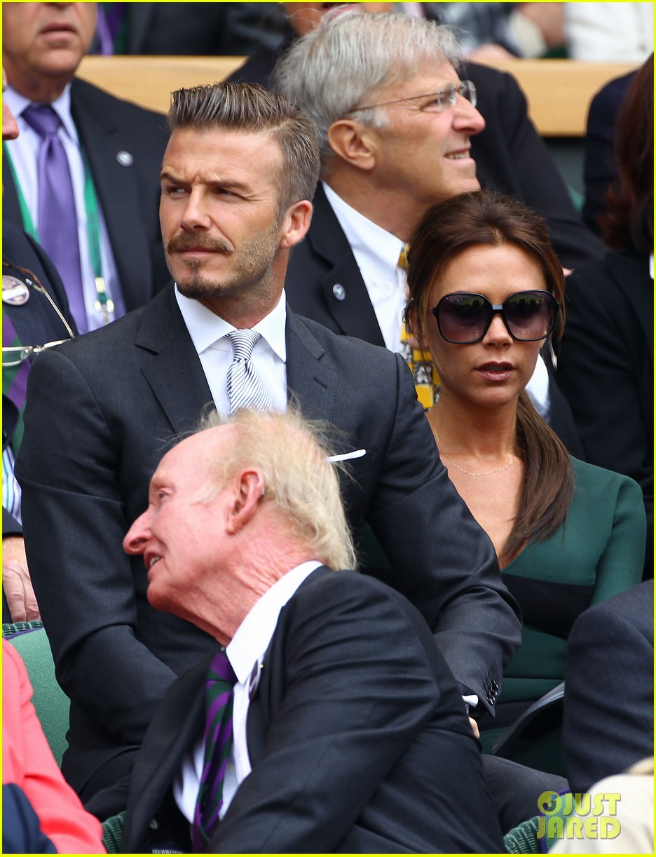 David & Victoria Beckham: Wimbledon Royal Box Couple!: Photo 2684560 ...