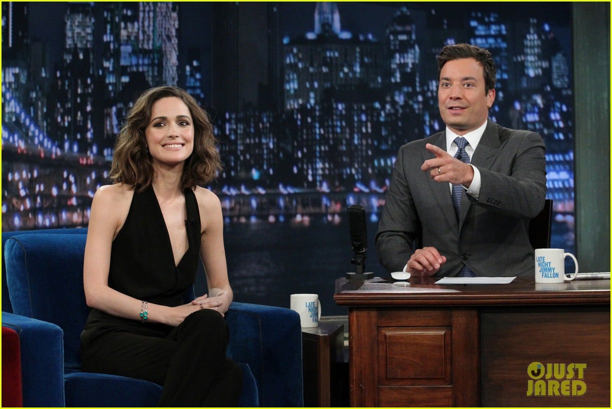 Rose Byrne: 'Late Night with Jimmy Fallon' Visit!: Photo 2685368 ...