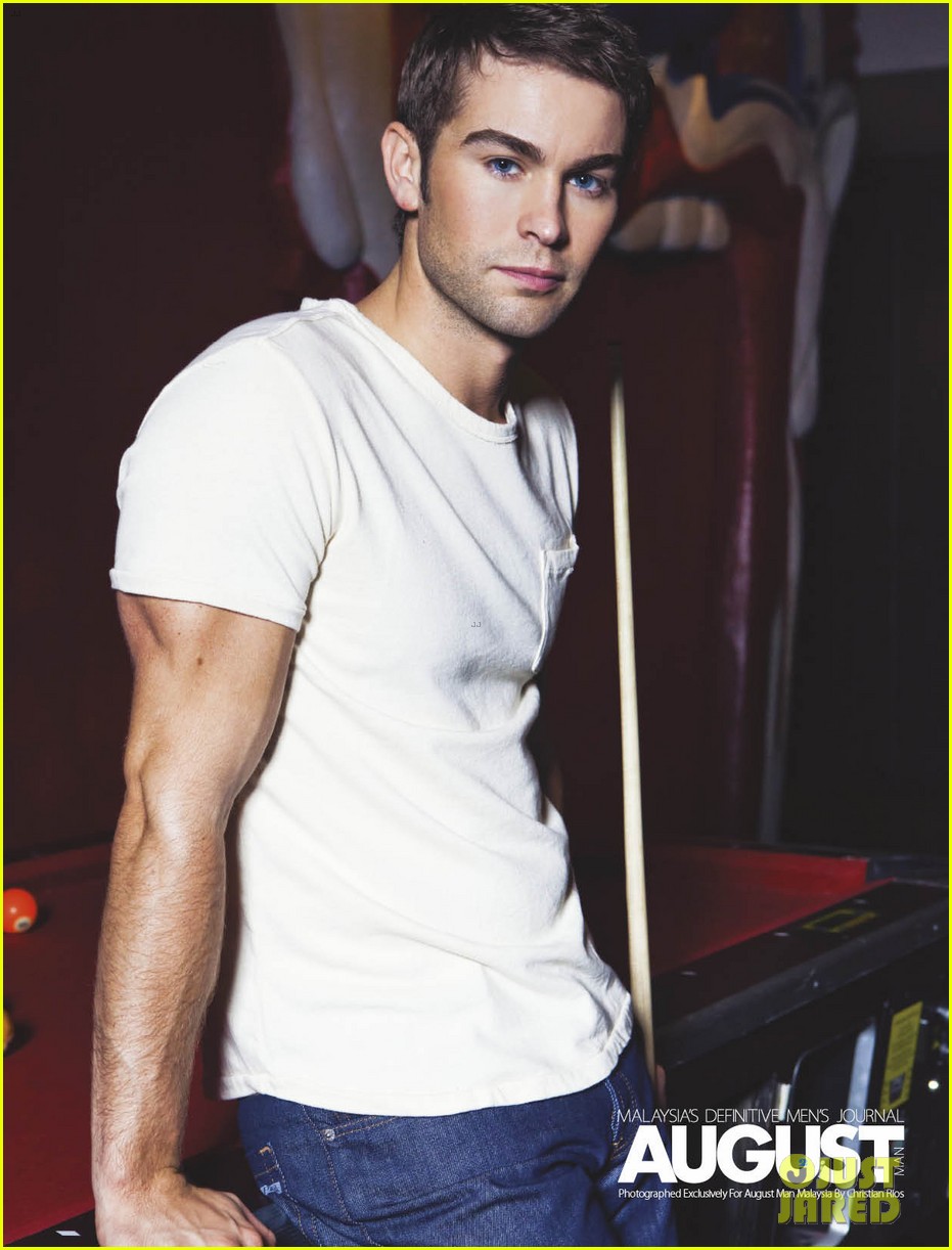 Chace Crawford: Buff Biceps for 'August Man' - Exclusive!: Photo ...